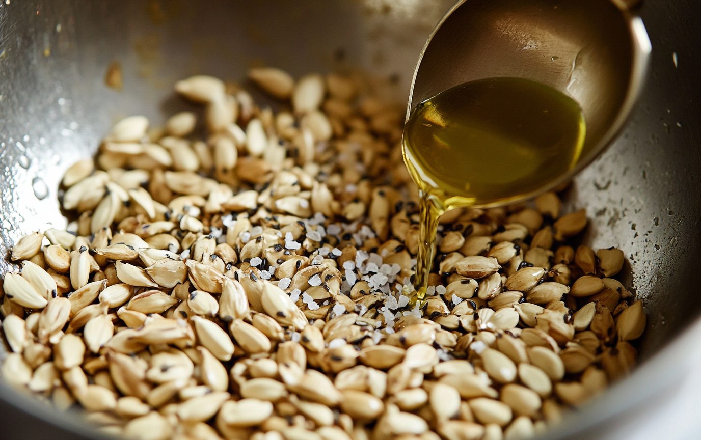 Crunchy Roasted Squash Seeds - SoyRice Kitchen