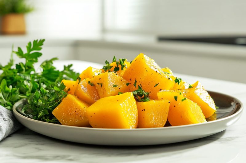 Easy Microwave Squash - SoyRice Kitchen