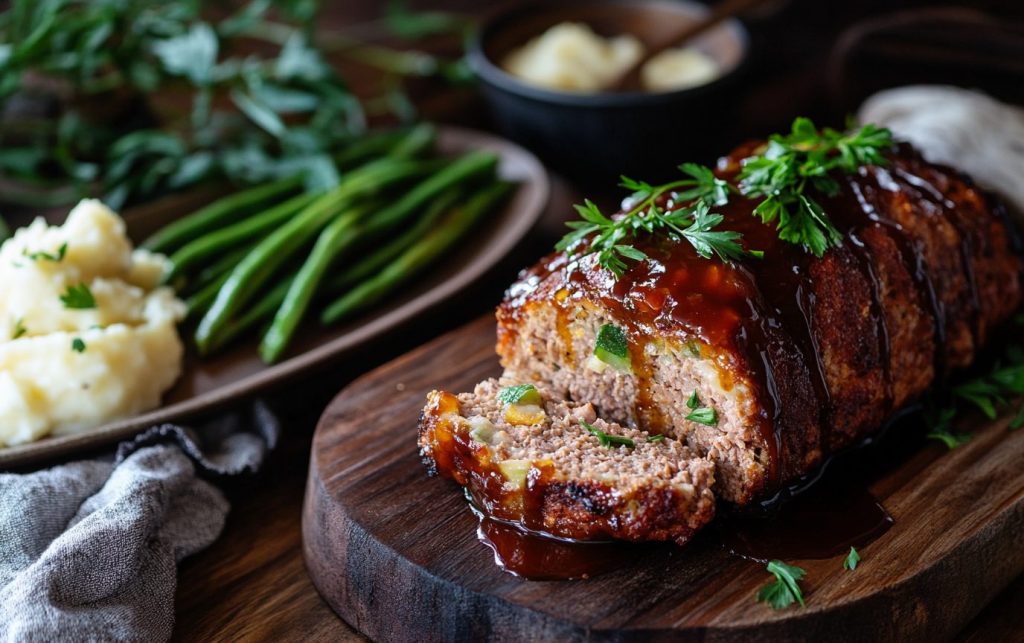 Savory Pork Meatloaf - SoyRice Kitchen