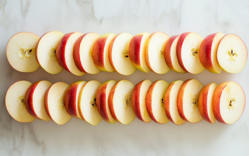 Oven-Roasted Apple Rounds - SoyRice Kitchen