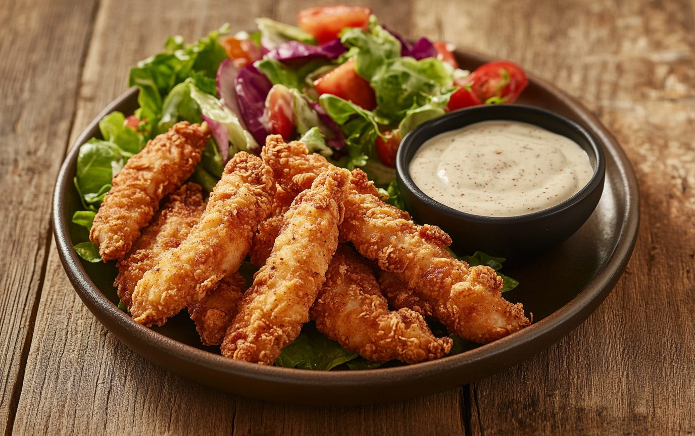 Crispy Air-Fried Chicken Strips - SoyRice Kitchen