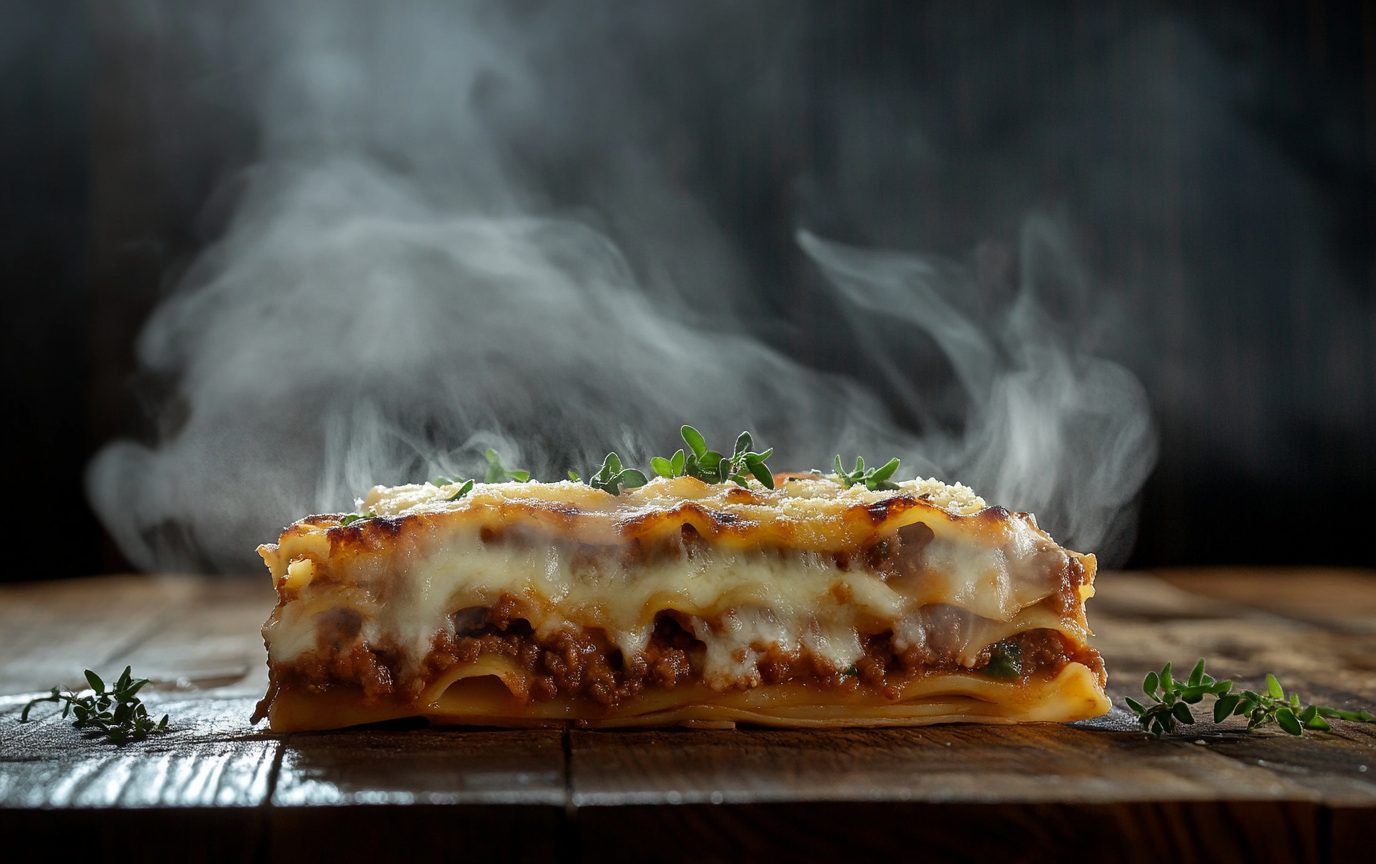 Hearty Beef Lasagna - SoyRice Kitchen