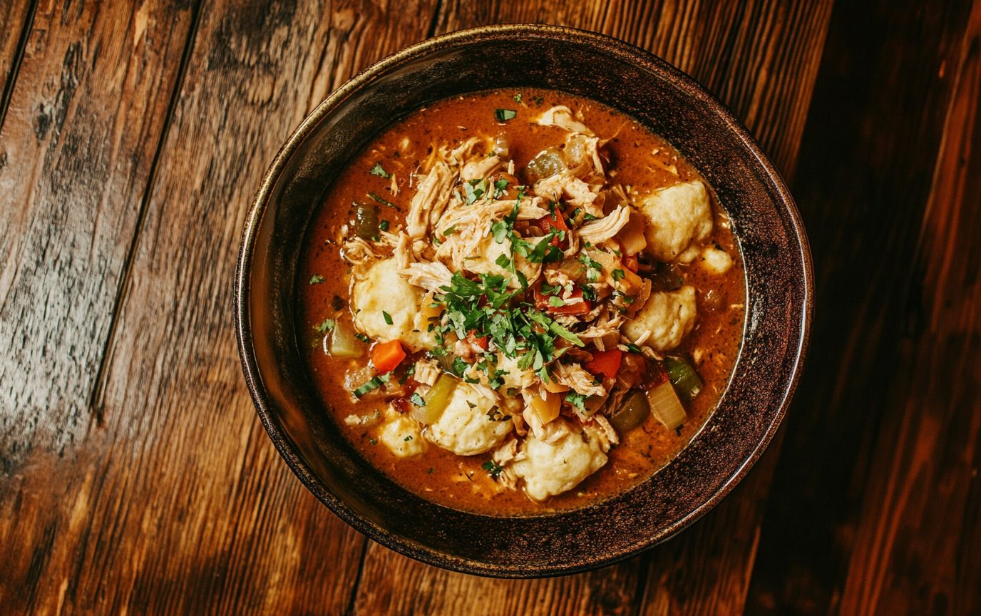 Chicken Dumpling Stew - SoyRice Kitchen