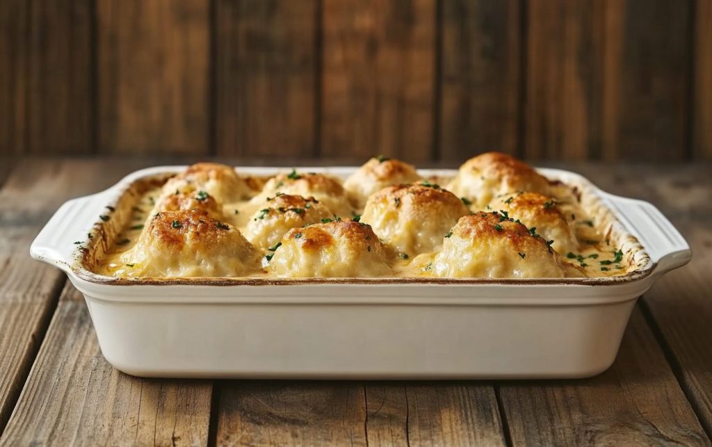 Chicken Dumpling Bake - SoyRice Kitchen