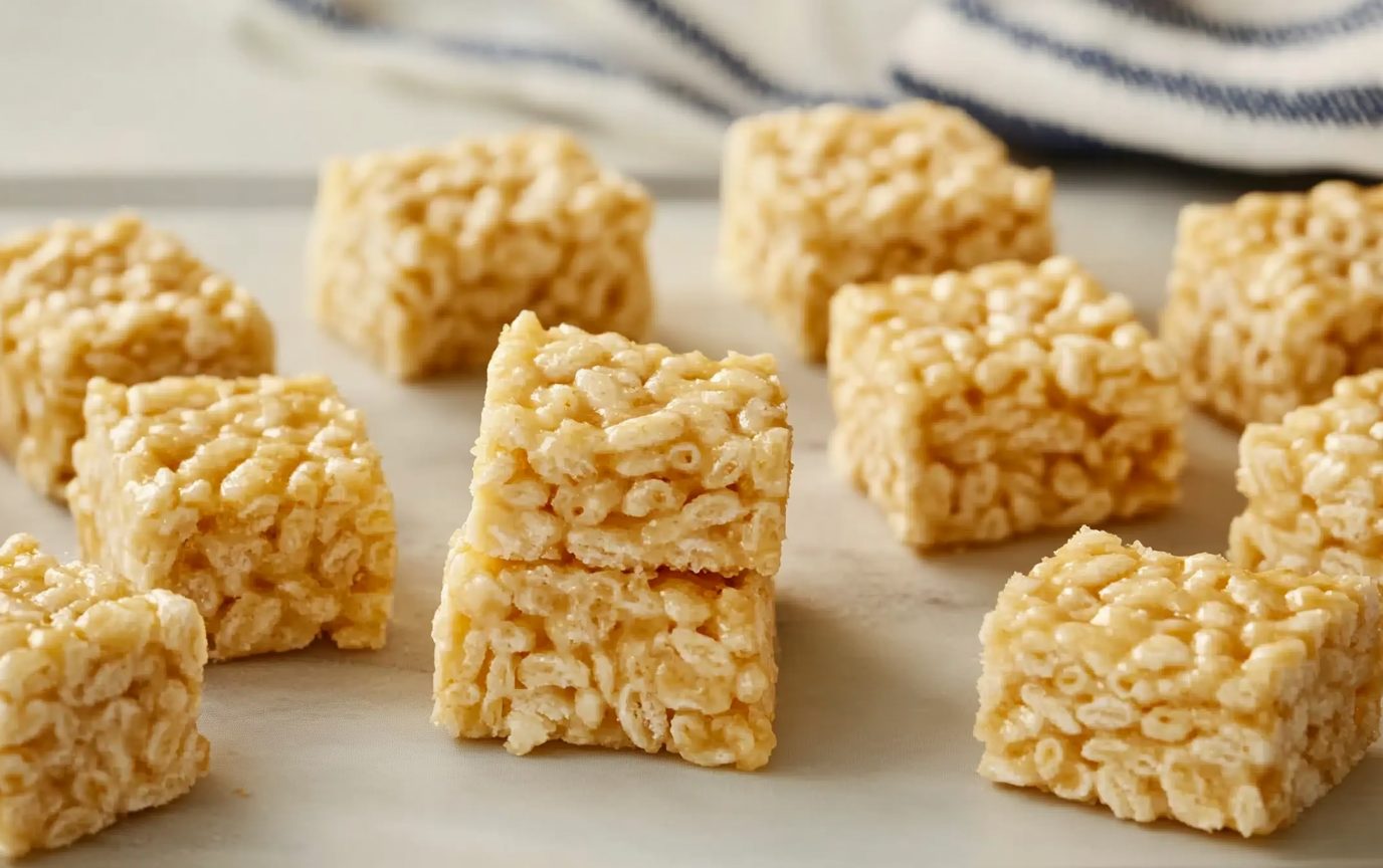 Fluffy Crispy Rice Bars - SoyRice Kitchen