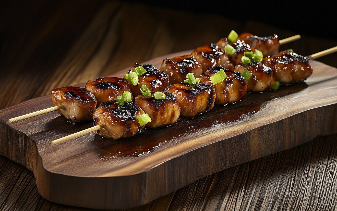 Grilled Japanese Chicken Skewers - SoyRice Kitchen