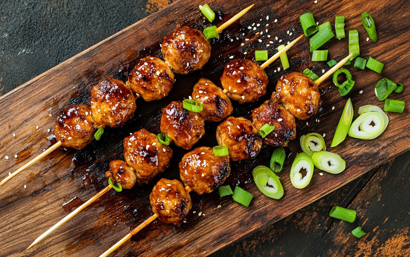 Japanese Chicken Skewers - SoyRice Kitchen
