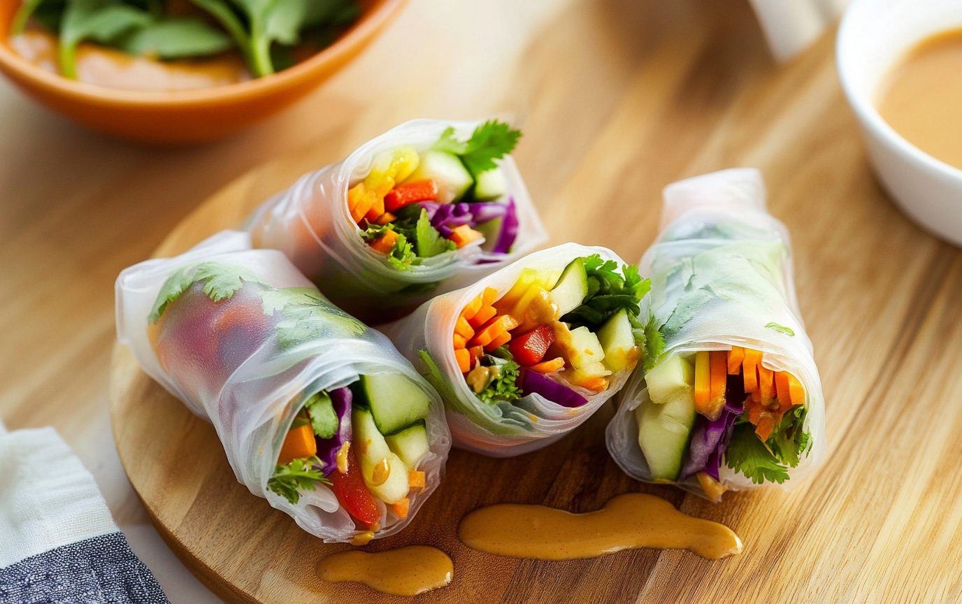 Crisp Veggie Rolls - SoyRice Kitchen