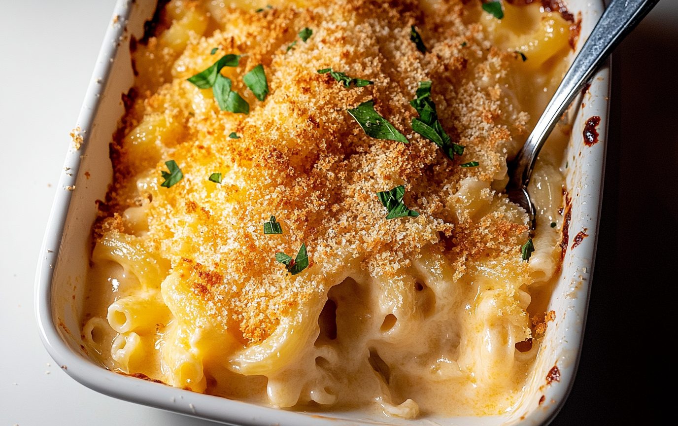 Ultimate Baked Cavatappi Mac and Cheese - SoyRice Kitchen