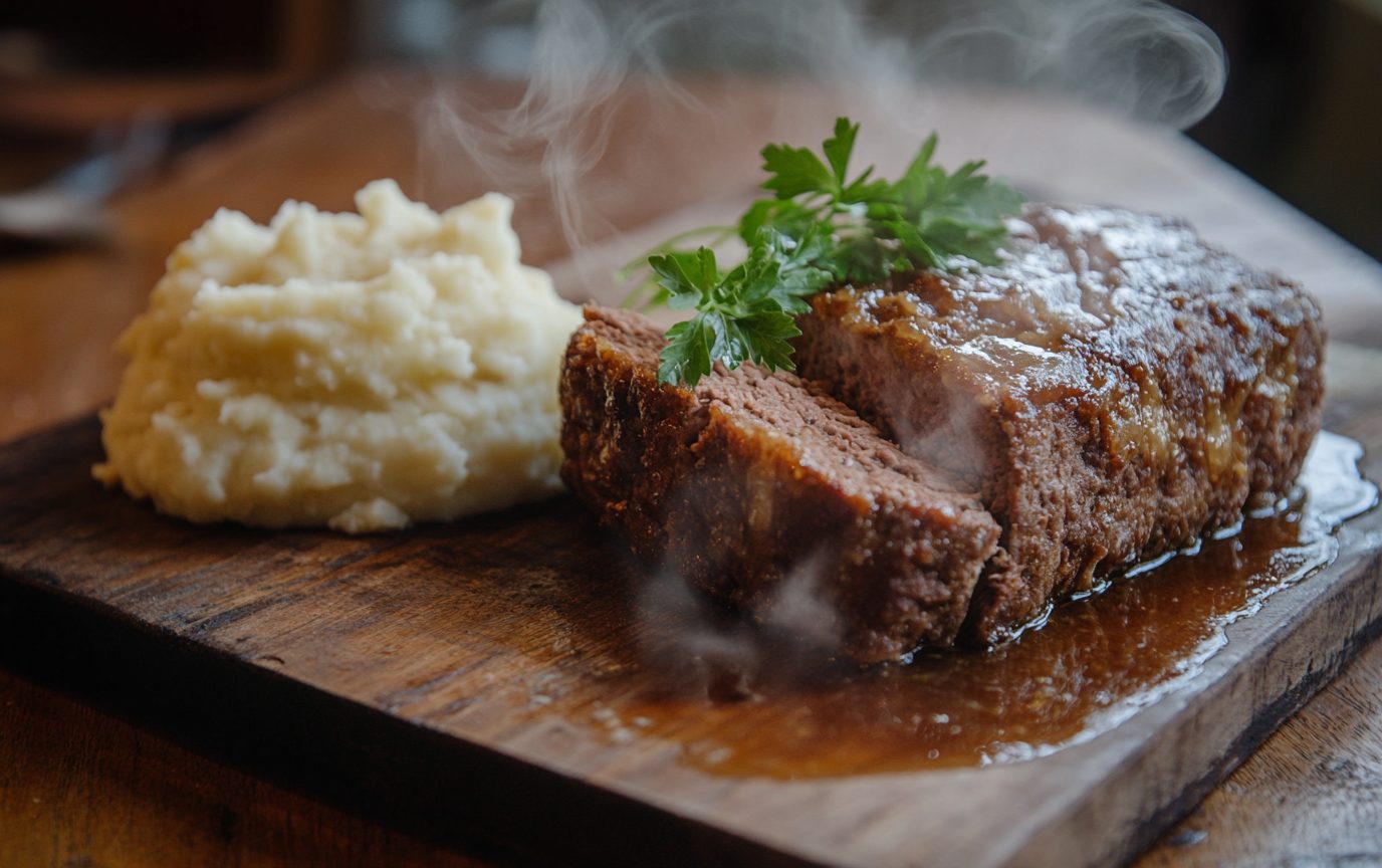 Slow Cooker Beef Loaf - SoyRice Kitchen
