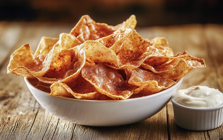 Crispy Cajun Wonton Crisps - SoyRice Kitchen