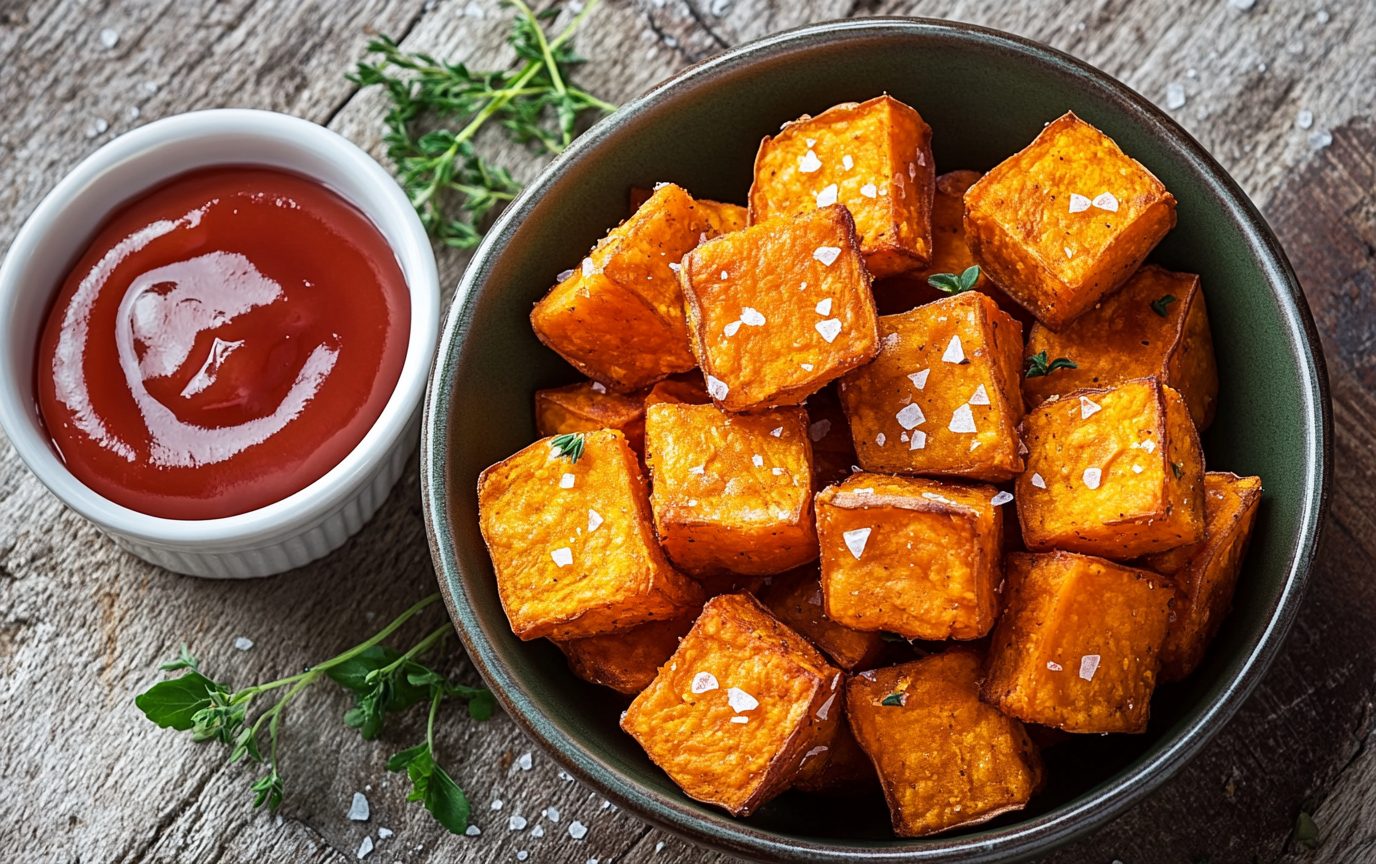 Crispy Sweet Potato Bites - SoyRice Kitchen