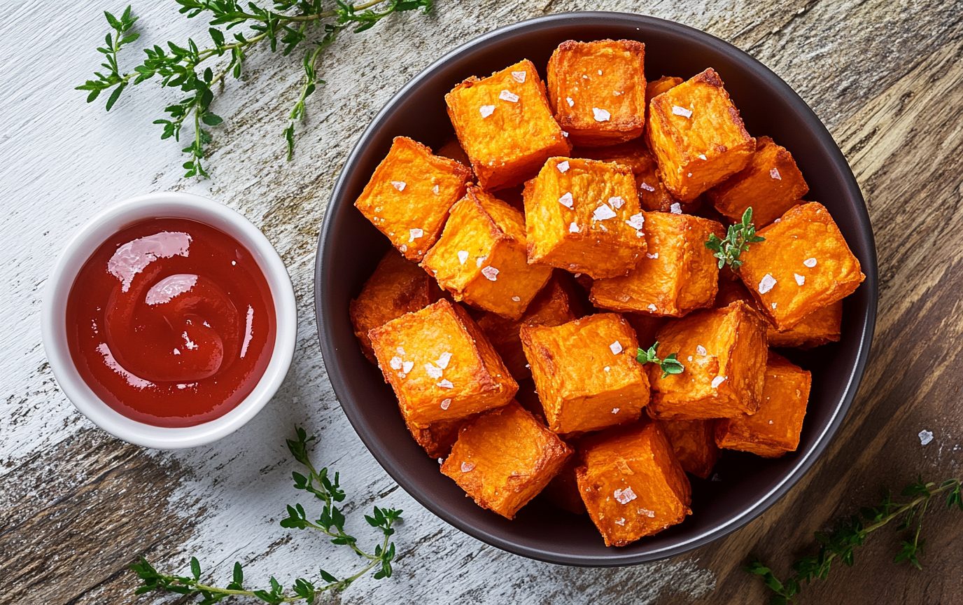 Crispy Sweet Potato Bites - SoyRice Kitchen