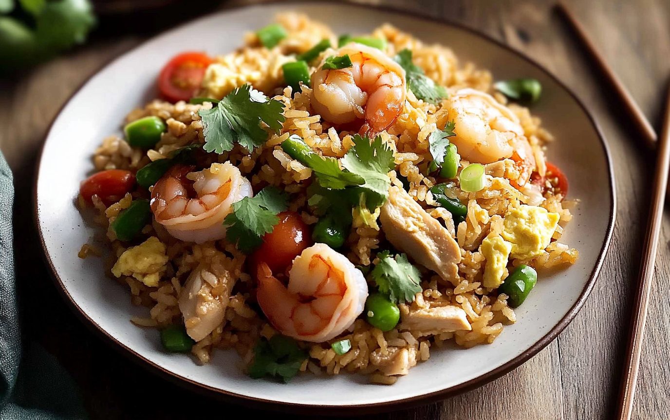 Quick Thai-Style Fried Rice - SoyRice Kitchen