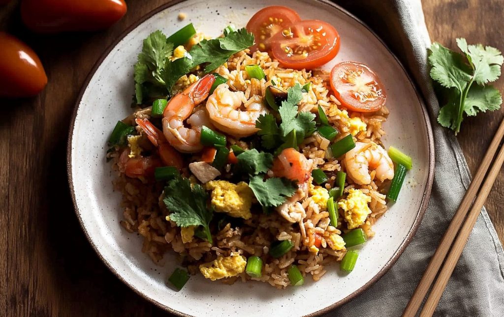 Quick Thai-Style Fried Rice - SoyRice Kitchen