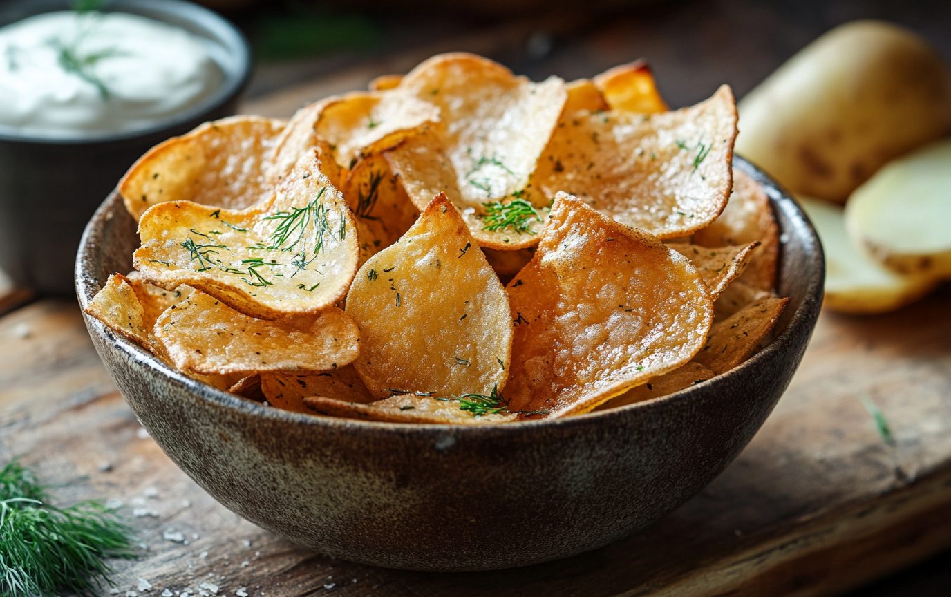 Easy Creamy Onion Crisps - SoyRice Kitchen
