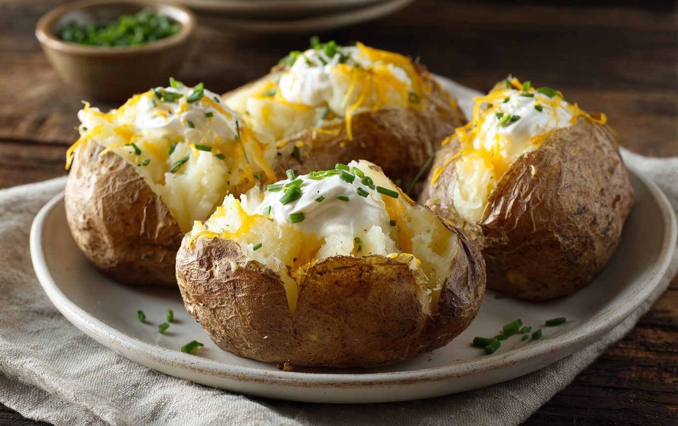 Quick Microwave Spuds - SoyRice Kitchen