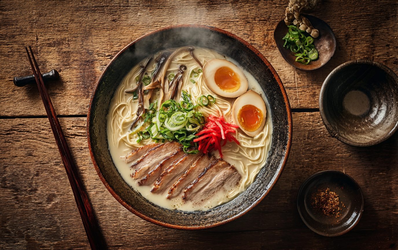 Creamy Pork Ramen - SoyRice Kitchen