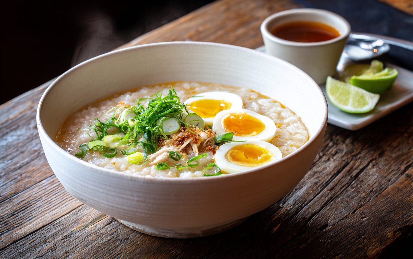 The Best Chicken Congee - SoyRice Kitchen