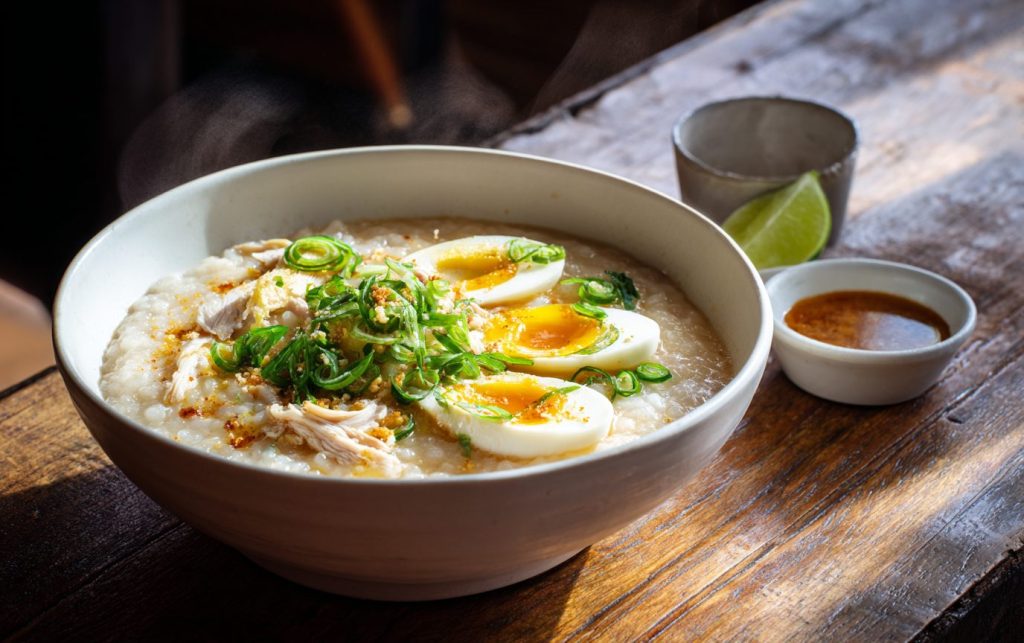 The Best Chicken Congee - SoyRice Kitchen