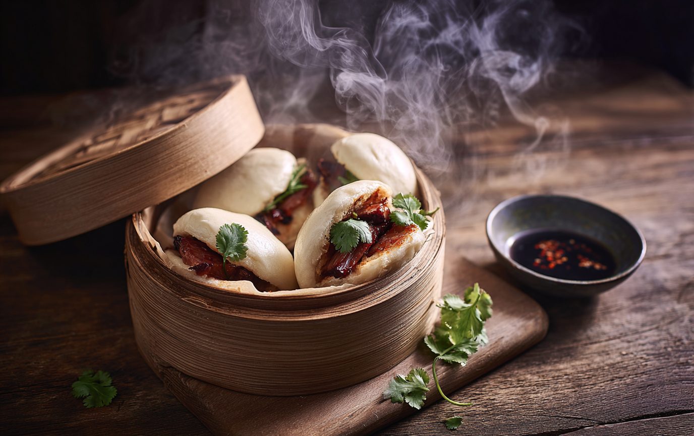 BBQ Pork Steamed Buns - SoyRice Kitchen