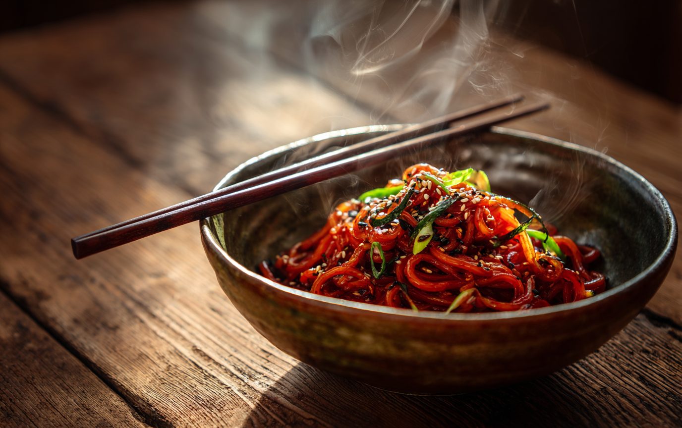Korean Fire Noodles - SoyRice Kitchen