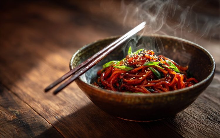 Korean Fire Noodles - SoyRice Kitchen
