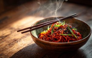 Korean Fire Noodles - SoyRice Kitchen
